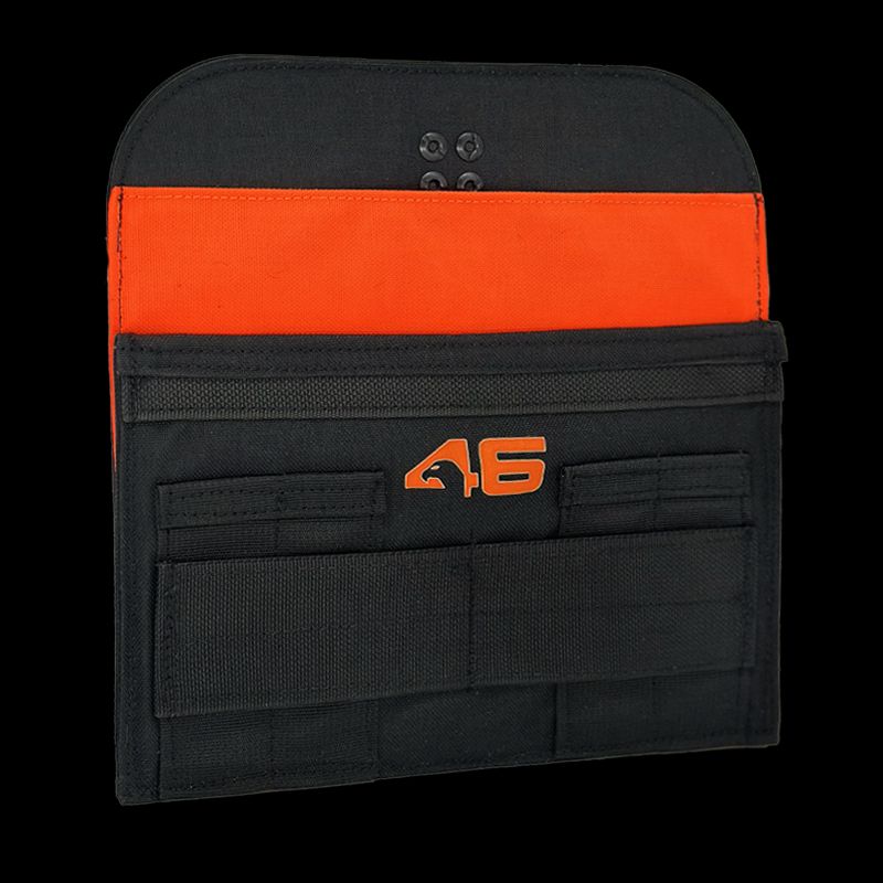 Atlas46 AIMS Knox Square Pouch, Rotating Quick Release, Black/Orange ...